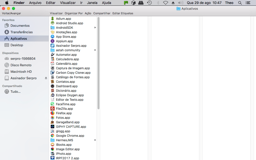 Assinador SERPRO - Instalando no MacOS